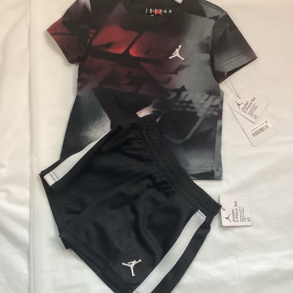Jordan | Matching Sets | Jordan Kids Matching Set Black And White With ...